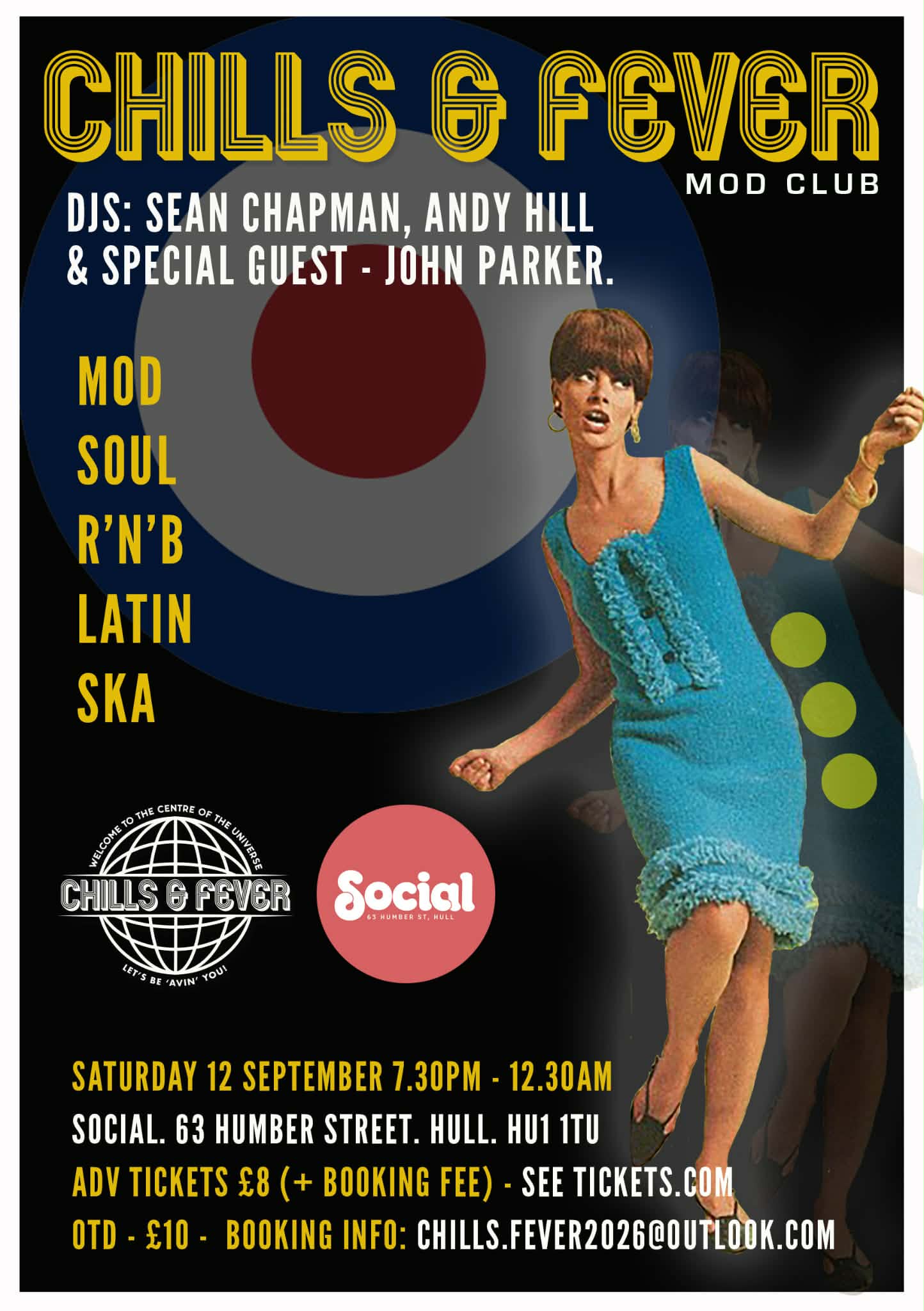 Chills & Fever Mod Club | Social | Hull - Fruit Market Hull